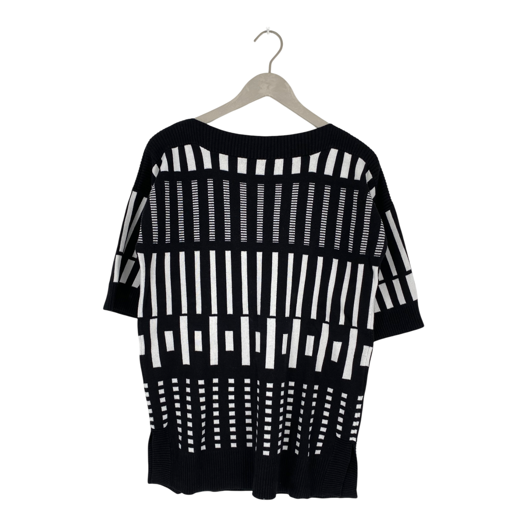 Marimekko knit sweater, black and white | woman M – Ninyes