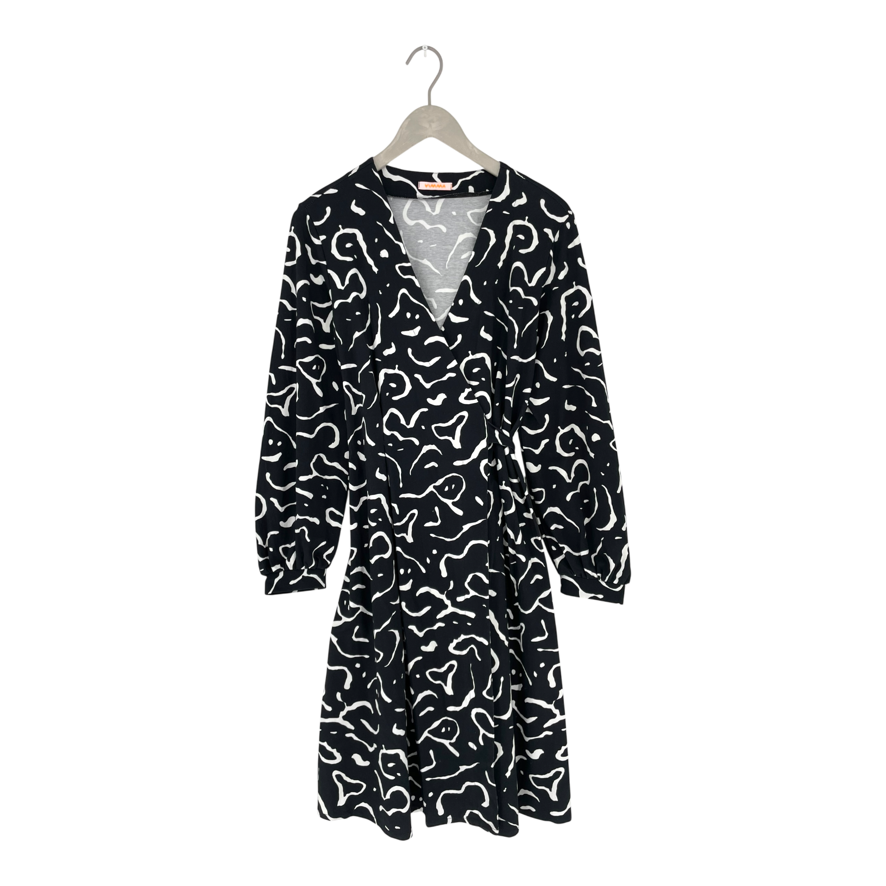Vimma wrap dress, abstract | woman onesize – Ninyes