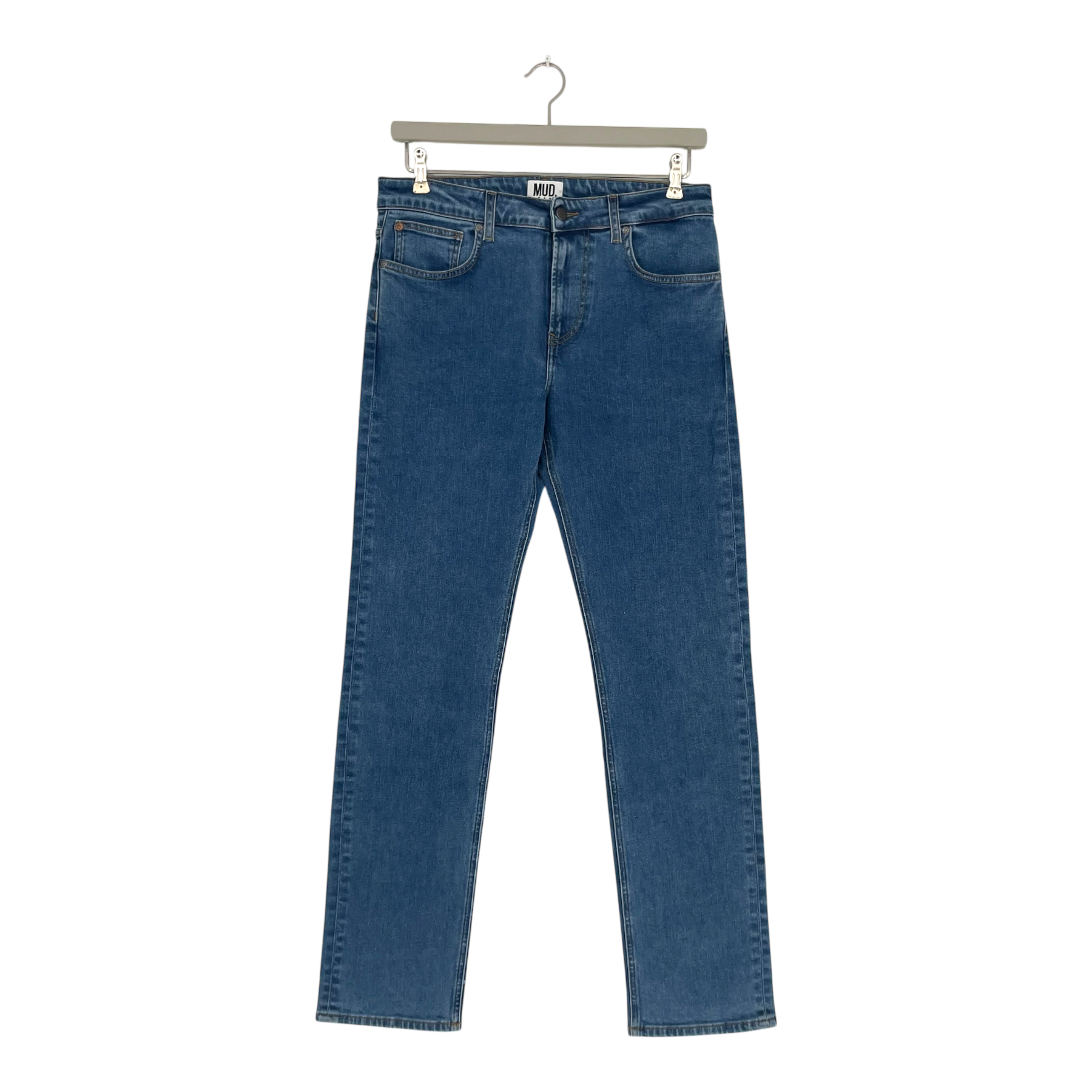 Mud Jeans bryce straigt jeans, denim blue | man 31/34 – Ninyes